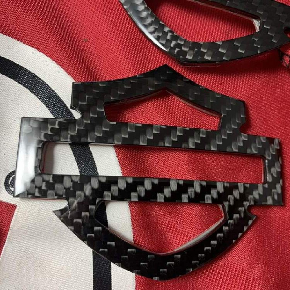 Buy black carbon tank emblems. Custom emblems for Harley Davidson