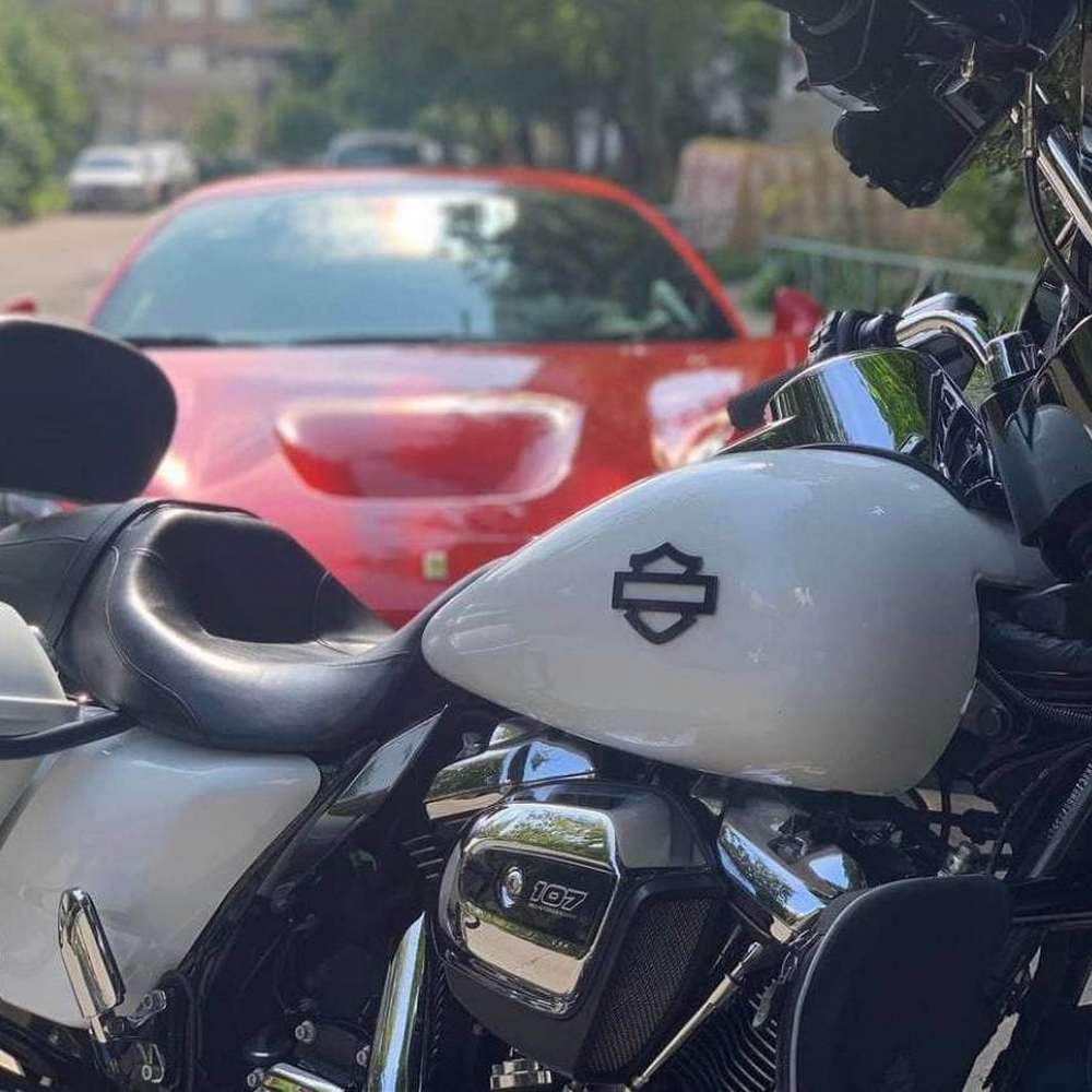 Buy Black tank emblems. Custom emblems for Harley Davidson