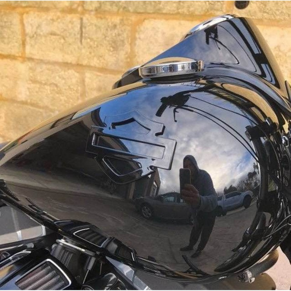 Buy Black tank emblems. Custom emblems for Harley Davidson