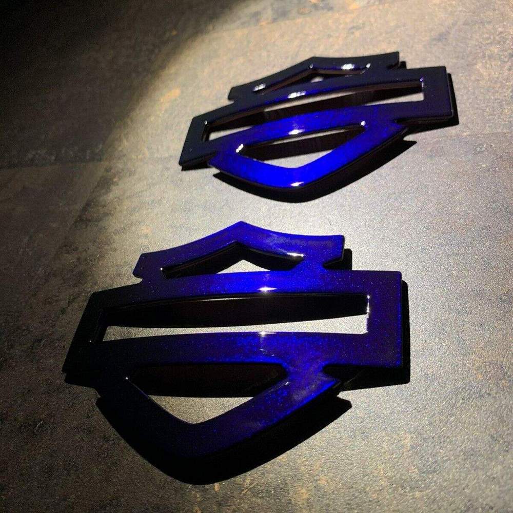 Buy Purple tank emblems. Custom emblems for Harley Davidson