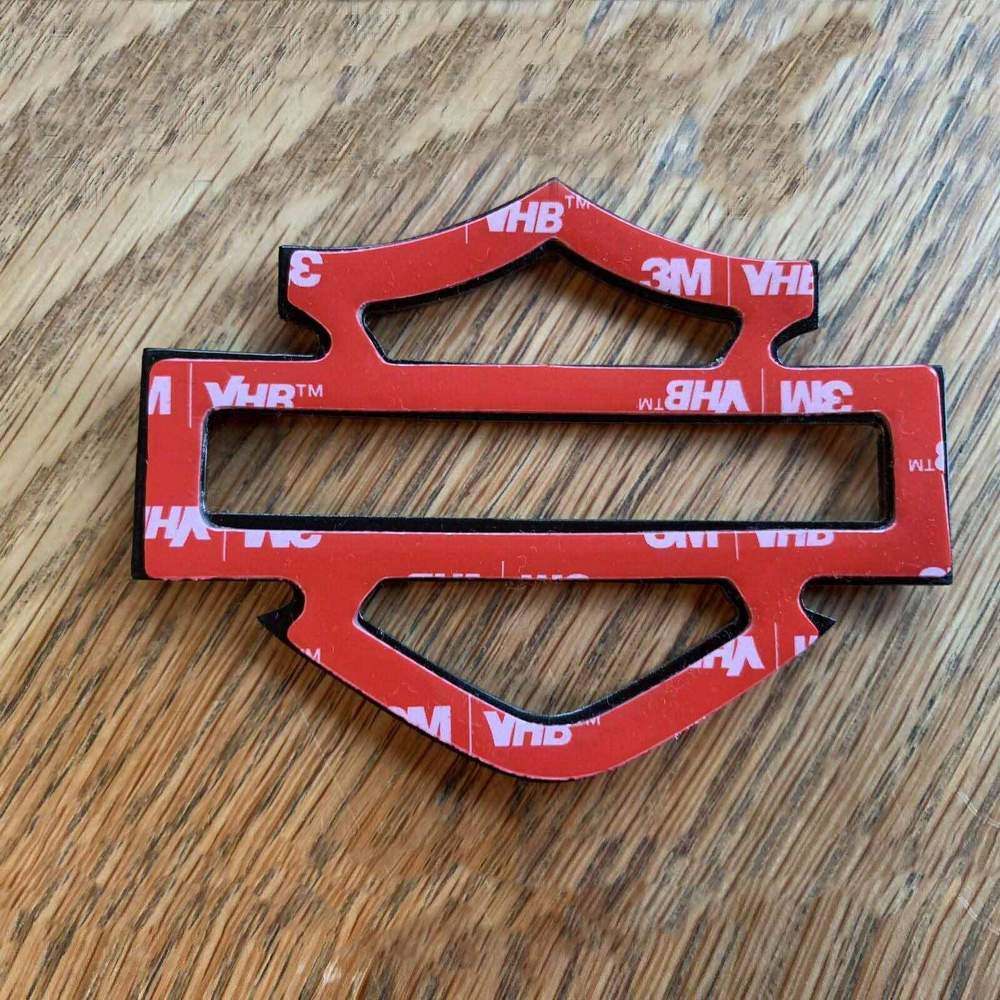 Buy Red with black front outline tank emblems. Custom emblems for ...